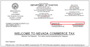 Commerce Tax FAQs - State of Nevada